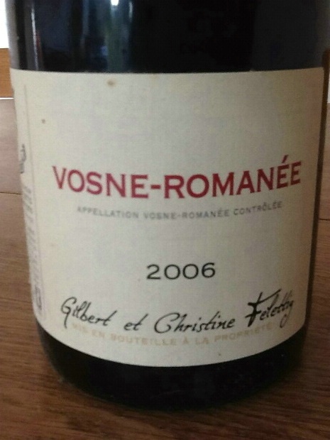 2005 Gilbert et Christine Felettig Vosne-Romanée 1er Cru, France ...