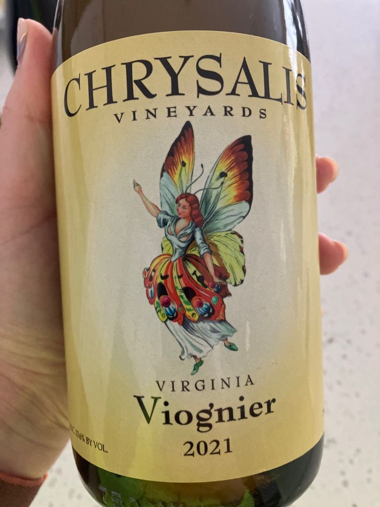 2021 Chrysalis Vineyards Viognier, USA, Virginia, Northern Virginia ...