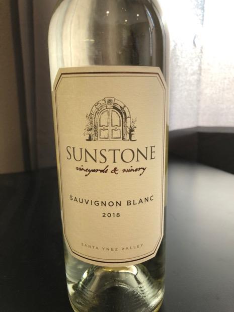 2018 Sunstone Vineyards and Winery Sauvignon Blanc Santa Ynez Valley ...