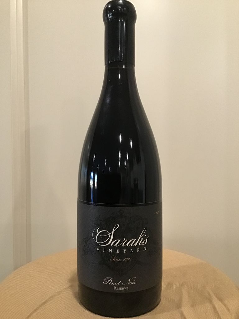 2019 Sarah's Vineyard Pinot Noir Reserve, USA, California, Central ...