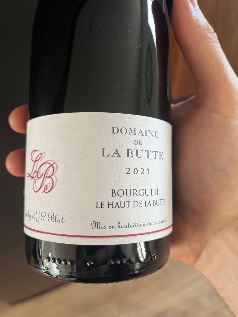 2021 Domaine de la Butte Bourgueil Le Haut de la Butte, France, Loire ...