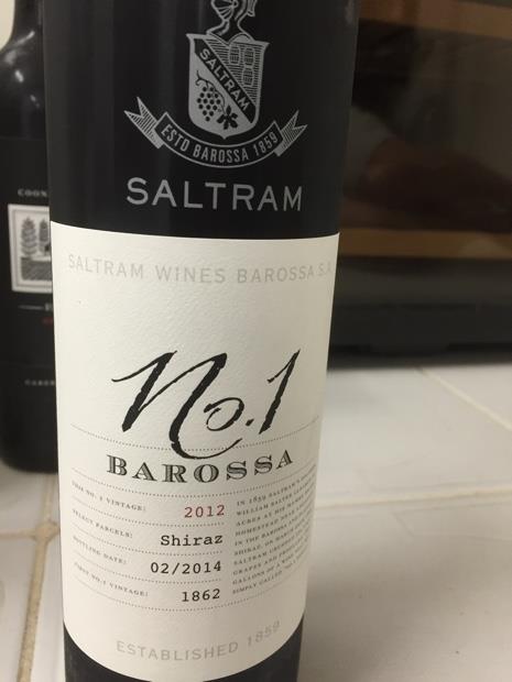 2012 Saltram Shiraz No.1, Australia, South Australia, Barossa ...