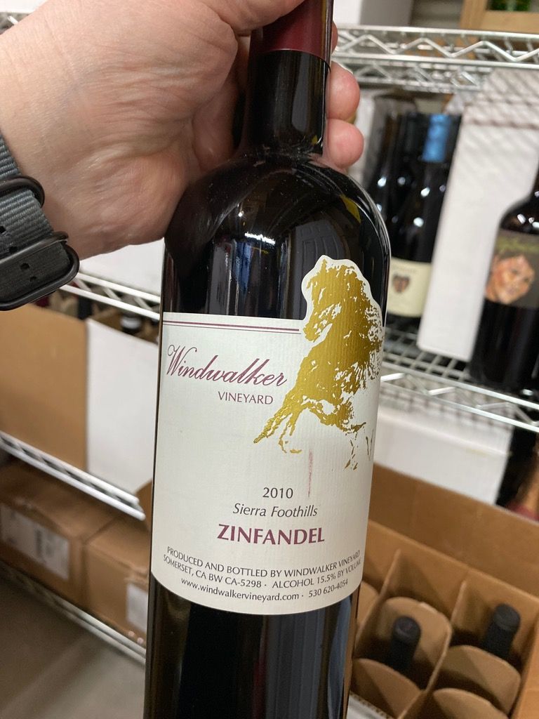 2010 Windwalker Vineyard Zinfandel, USA, California, Sierra Foothills ...