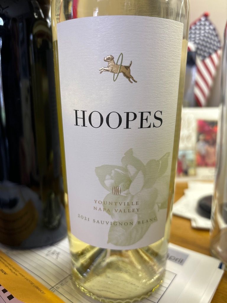 2021 Hoopes Vineyard Sauvignon Blanc, USA, California, Napa Valley ...