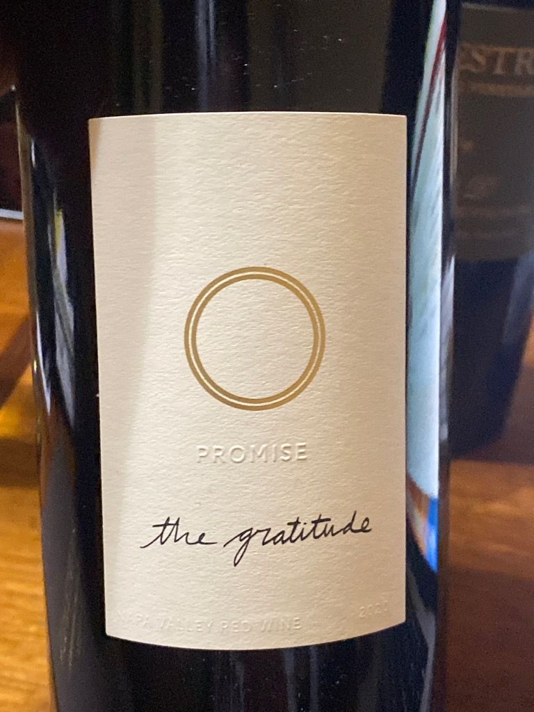 2020 Promise The Gratitude, USA, California, Napa Valley - CellarTracker