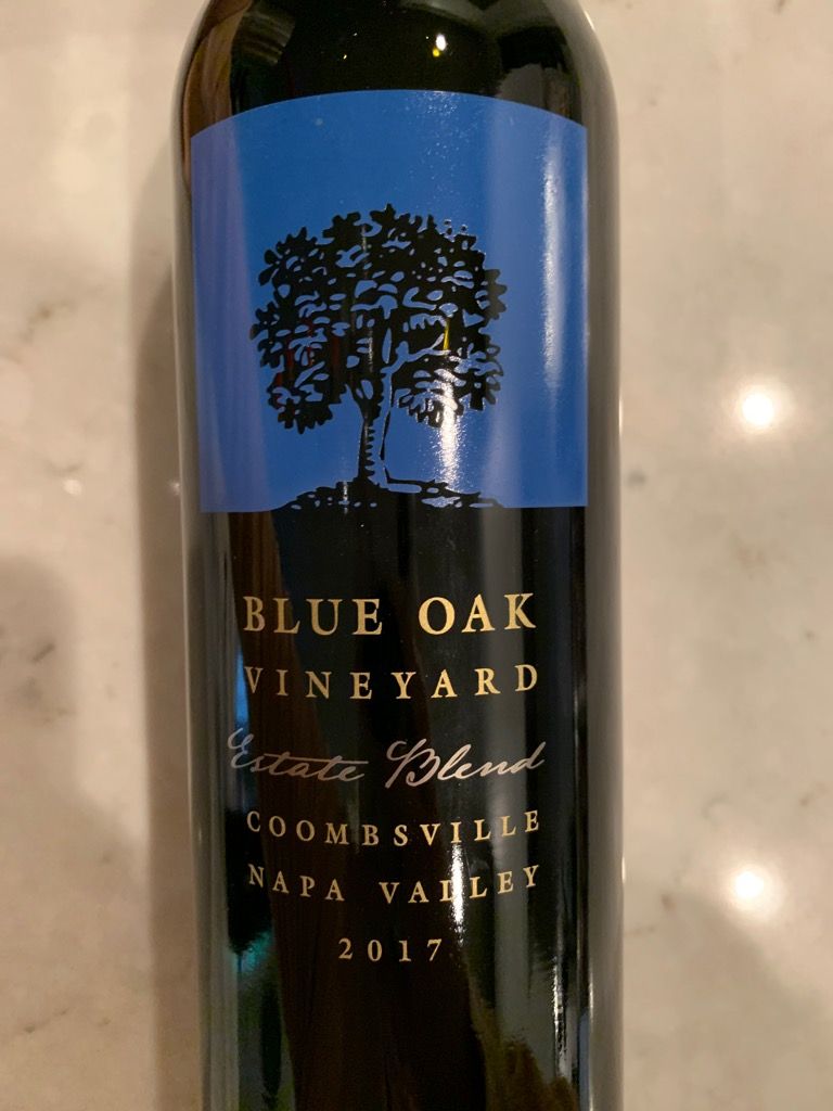 2017 Blue Oak Vineyard Estate Blend Blue Oak Vineyard, USA, California ...