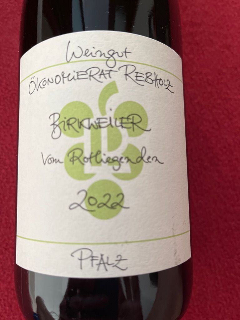 2022 Weingut Ökonomierat Rebholz vom Rotliegenden Riesling Trocken ...