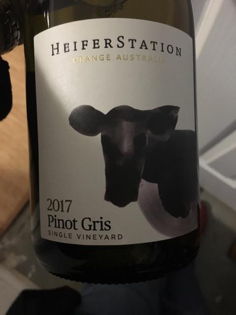 2022 Heifer Station Pinot Gris Orange, Australia, New South Wales ...