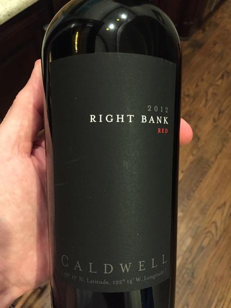 2012 Caldwell Right Bank Red Society of Smugglers, USA, California ...