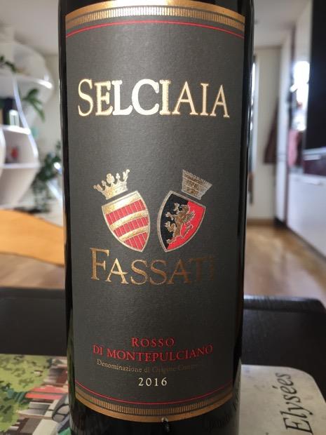 2022 Fassati Rosso di Montepulciano Selciaia, Italy, Tuscany ...