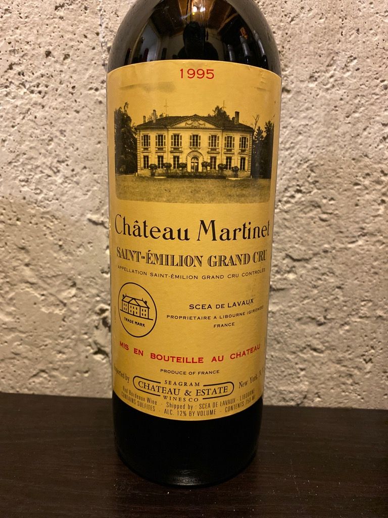 1996 Château Martinet, France, Bordeaux, Libournais, St. Émilion Grand ...