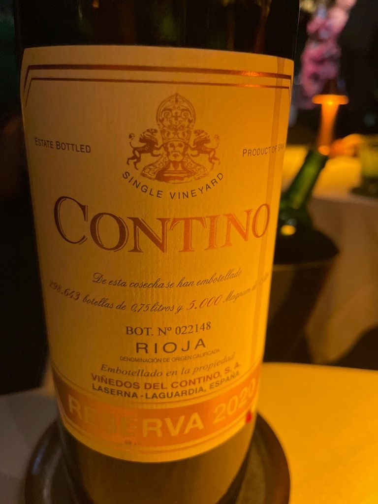 2020 Bodegas y Viñedos del Contino Rioja Laserna Reserva, Spain, La ...