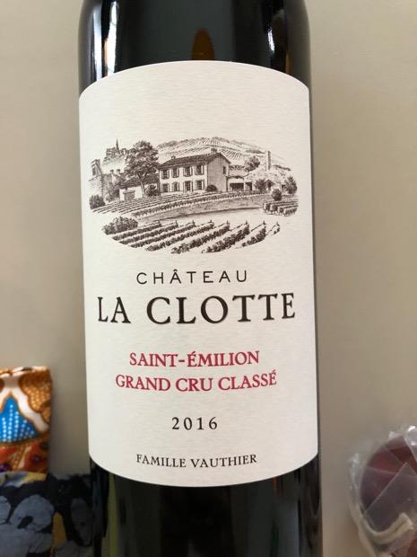 2016 Château La Clotte, France, Bordeaux, Libournais, St. Émilion Grand ...