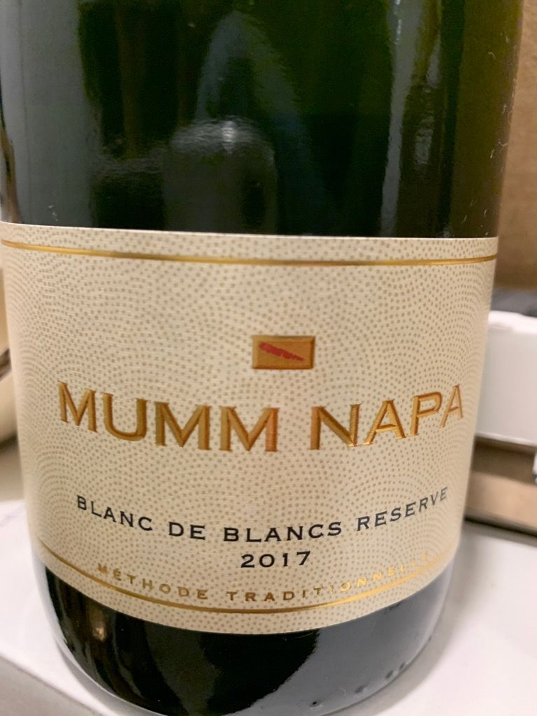2017 Mumm Napa Blanc de Blancs Reserve, USA, California, Napa Valley - CellarTracker