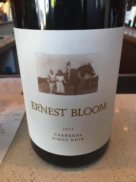 2014 Ernest Bloom Pinot Noir, USA, California, Napa / Sonoma, Carneros ...