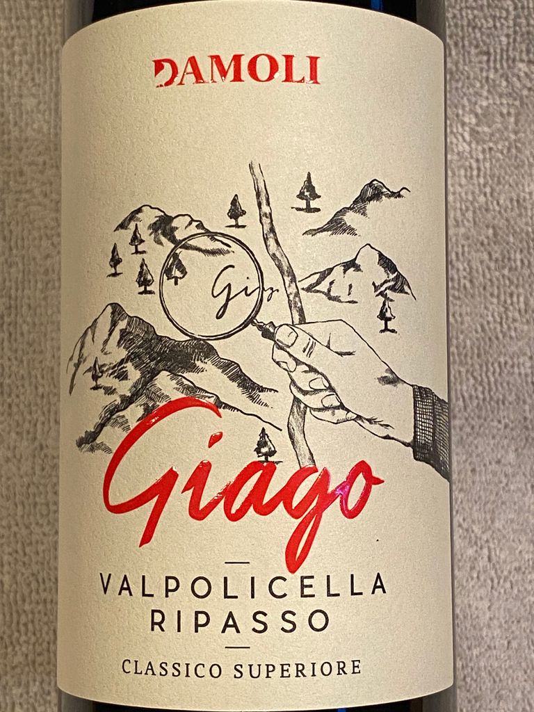 2019 damoli Ripasso della Valpolicella Classico Superiore Giago, Italy ...