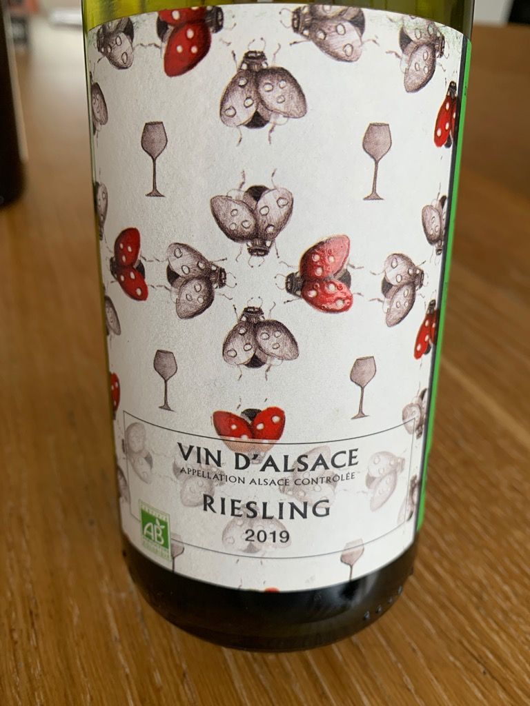 2019 Cave de Ribeauvillé Riesling Bio Reserve, France, Alsace ...