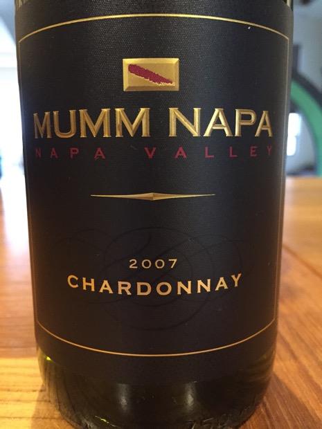 2007 Mumm Napa Chardonnay, USA, California, Napa Valley - CellarTracker