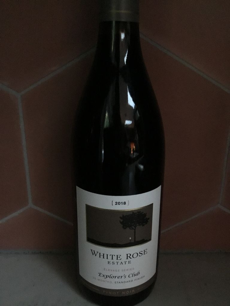 2018 White Rose Estate Pinot Noir Explorer's Club - Elevage Series 30 ...