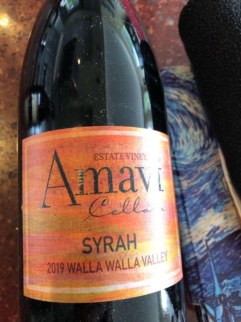 2019 Amavi Cellars Syrah, USA, Washington, Columbia Valley, Walla Walla ...