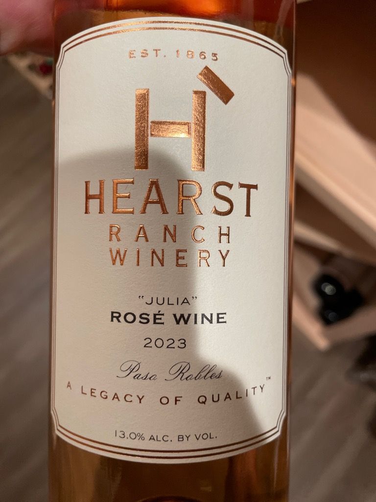 2024 Hearst Ranch Winery Julia, USA, California, Central Coast, Paso ...