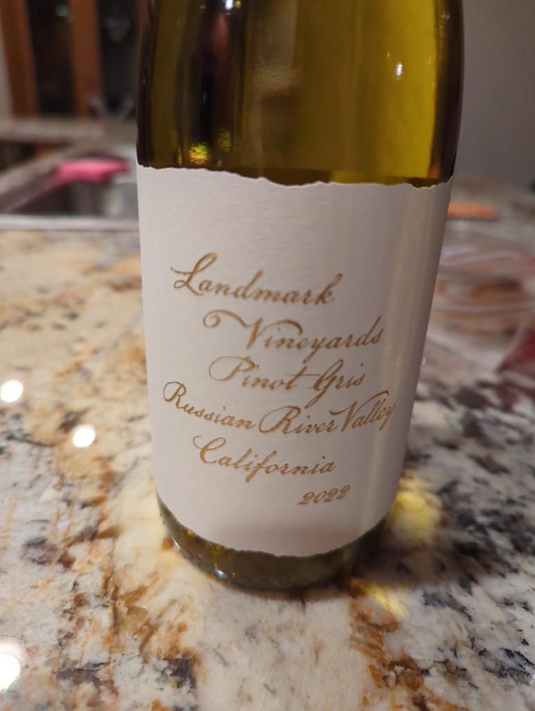 2023 Landmark Pinot Gris, USA, California, Sonoma County, Russian River ...