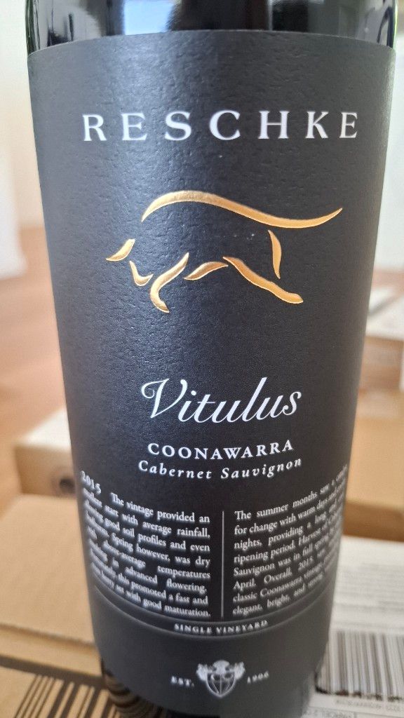 2015 Reschke Cabernet Sauvignon Vitulus, Australia, South Australia ...
