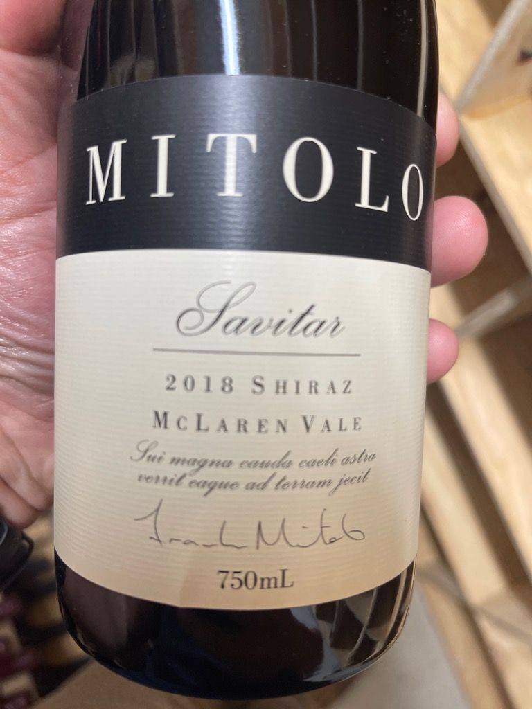 2018 Mitolo Shiraz Savitar, Australia, South Australia, Fleurieu ...
