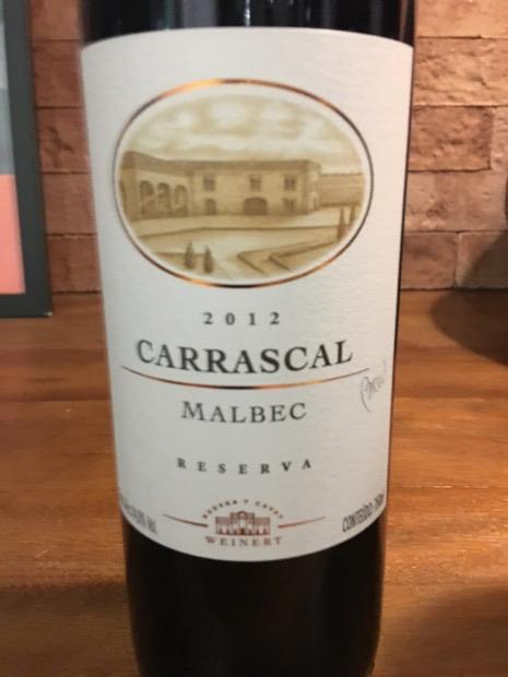 2012 Bodega Weinert Malbec Carrascal, Argentina, Mendoza - CellarTracker