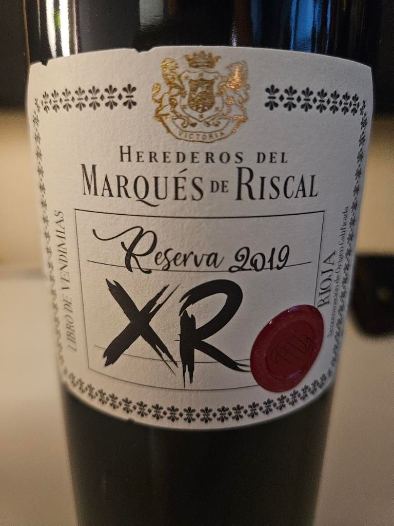 2019 Marqués de Riscal Rioja Reserva XR, Spain, La Rioja, La Rioja ...