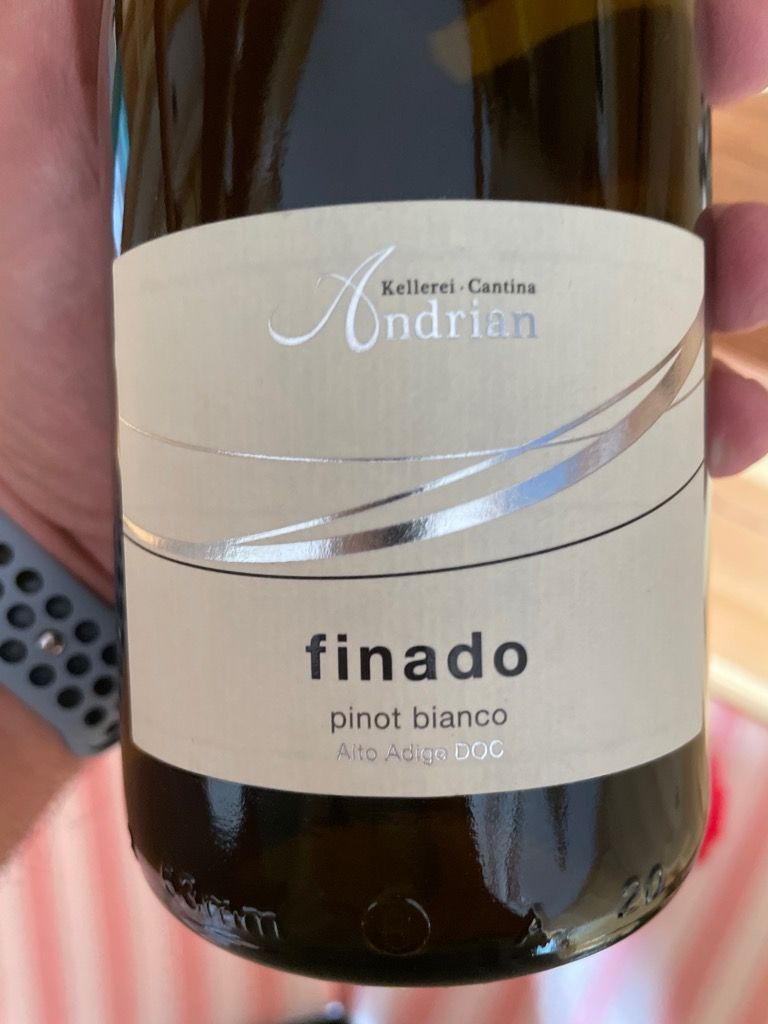 2021 Kellerei Cantina Andrian Pinot Bianco Andrian Finado, Italy ...