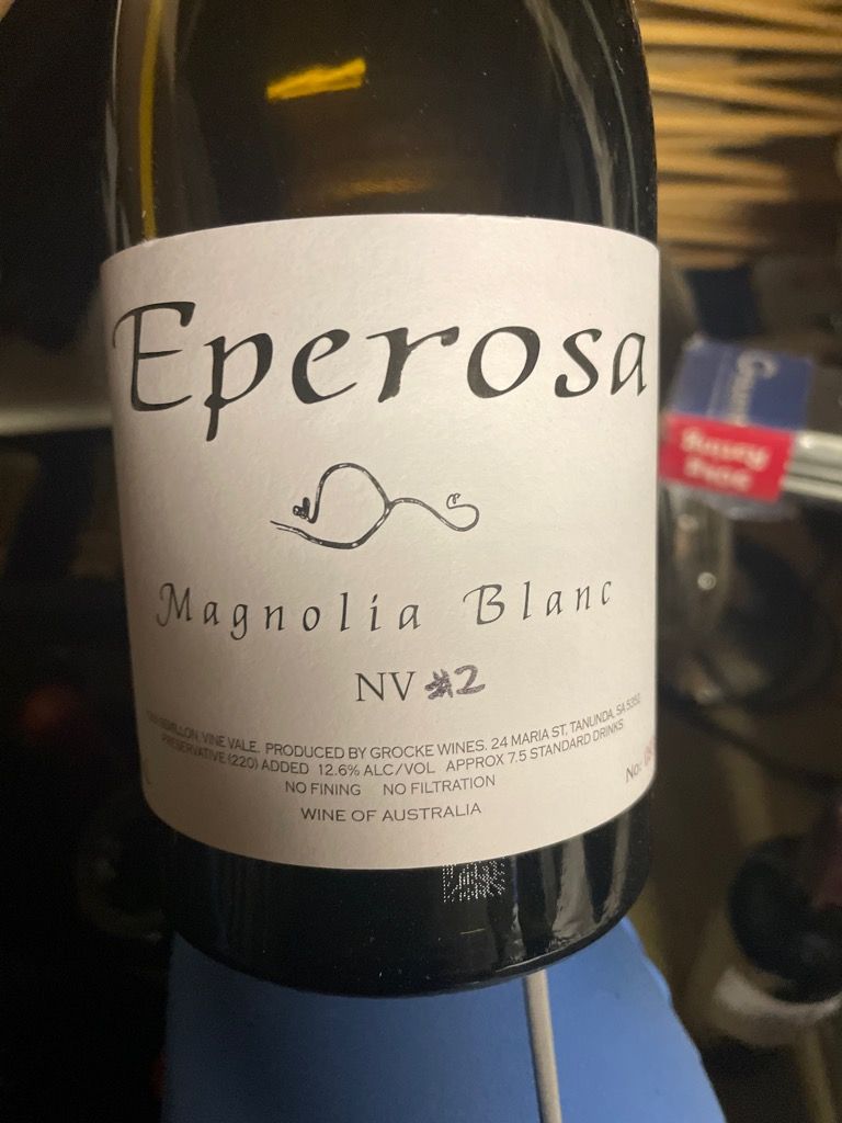 2015 Eperosa Sémillon Magnolia Blanc, Australia, South Australia ...