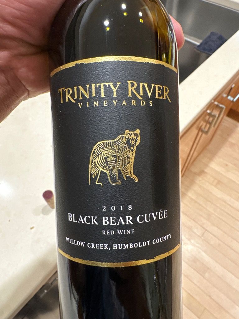 2018 Trinity River Vineyards Black Bear Cuvee, USA, California, North ...