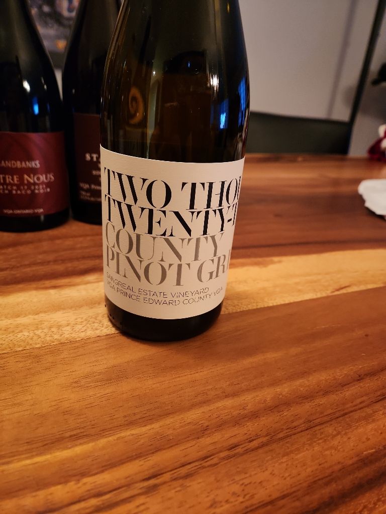 2023 Morandin Wines Pinot Gris County Sangreal Estate Vineyard, Canada ...