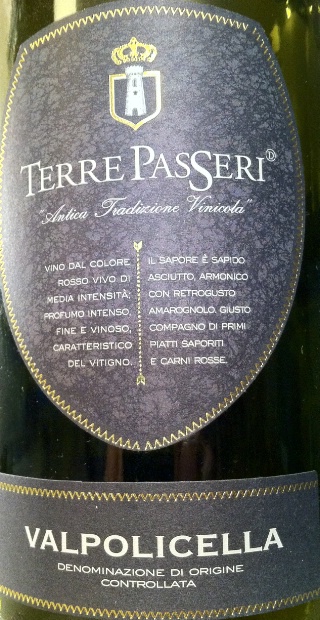 2010 Terre Passeri Valpolicella, Italy, Veneto, Valpolicella ...