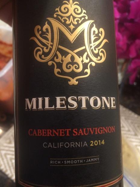 2014 Milestone Cabernet Sauvignon, USA, California - CellarTracker