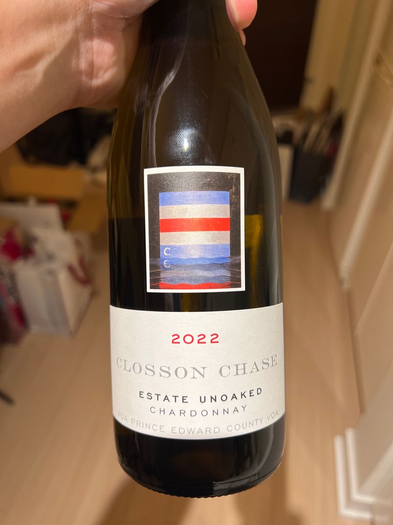 2024 Closson Chase Chardonnay Estate Unoaked, Canada, Ontario, Prince ...