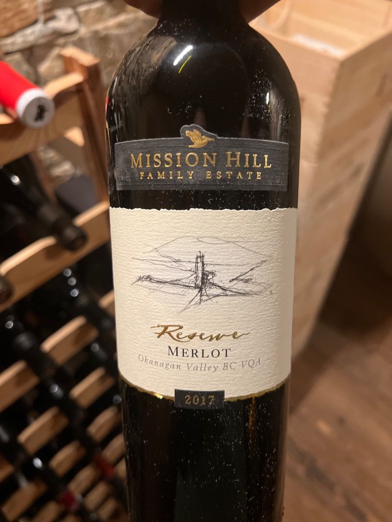 2017 Mission Hill Cabernet-Merlot Private Reserve, Canada, British Columbia, Okanagan Valley ...