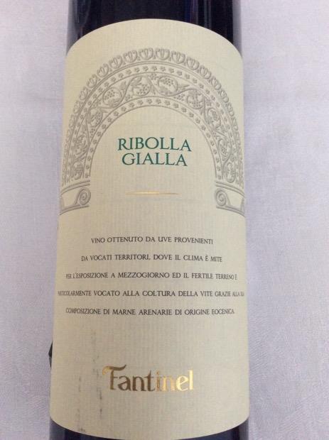 2015 Fantinel Ribolla Gialla Delle Venezie, Italy, Delle Venezie ...