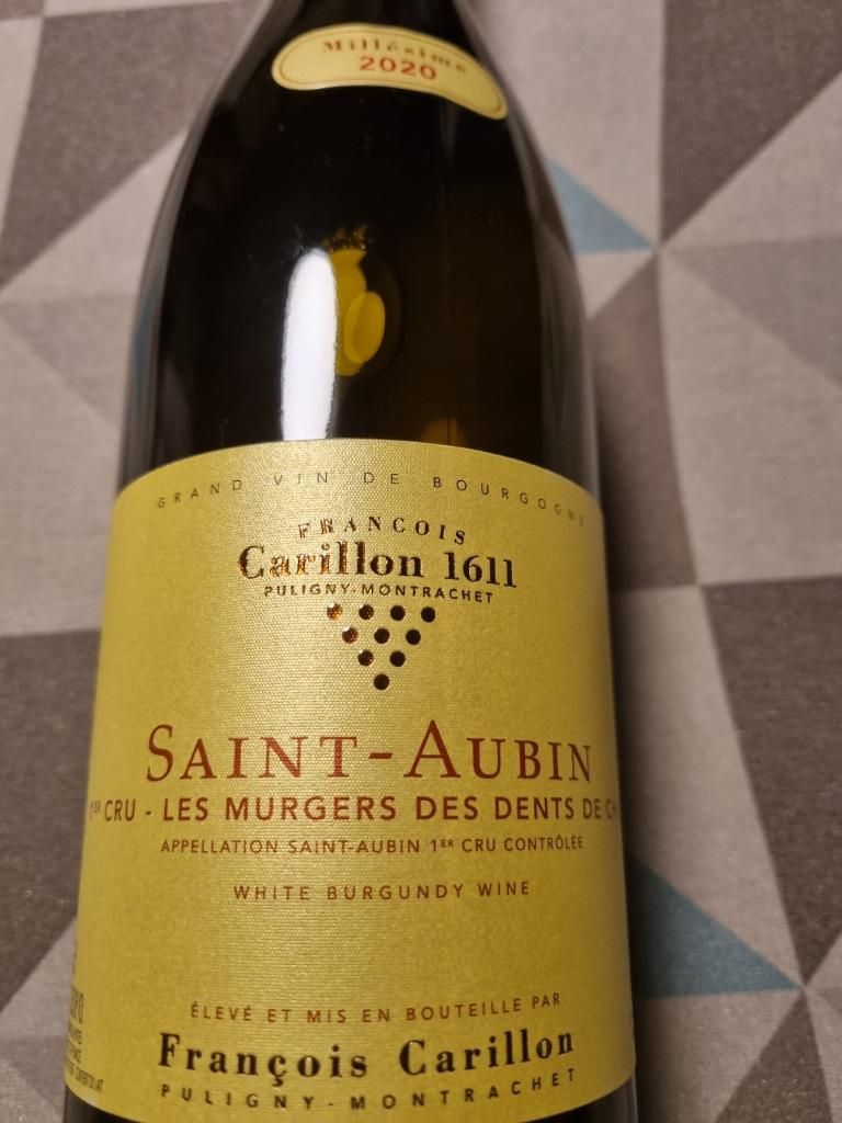 2023 Francois Carillon Saint-Aubin 1er Cru Les Murgers des Dents de ...