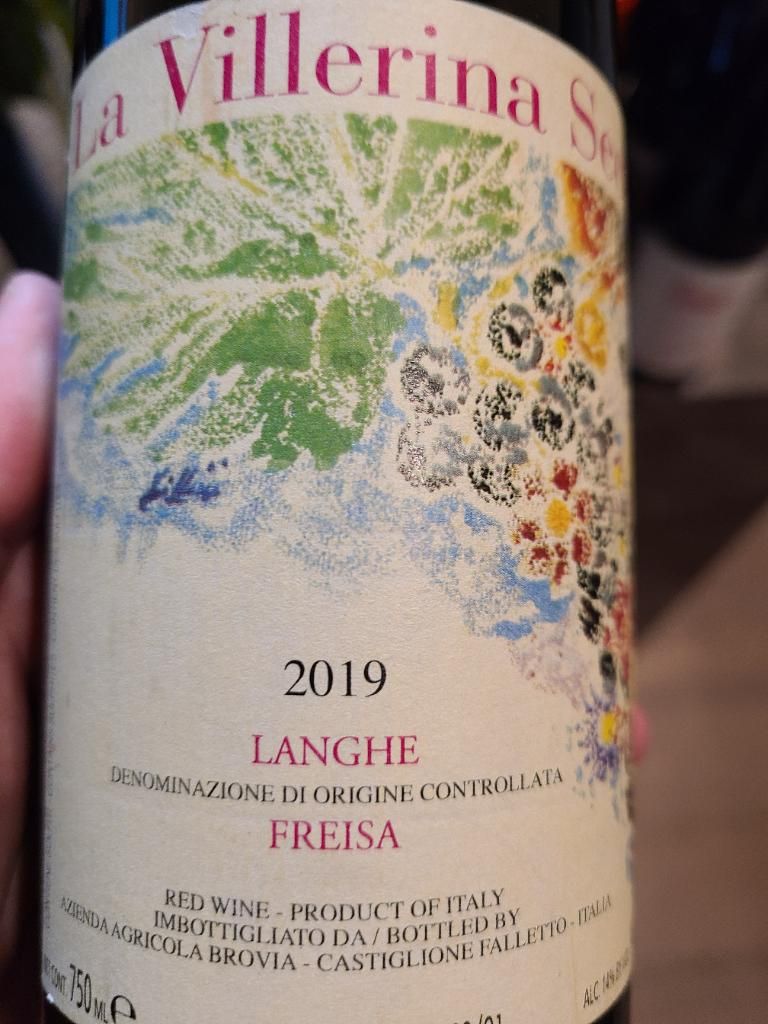2019 Fratelli Brovia Langhe Freisa La Villerina Secca, Italy, Piedmont ...