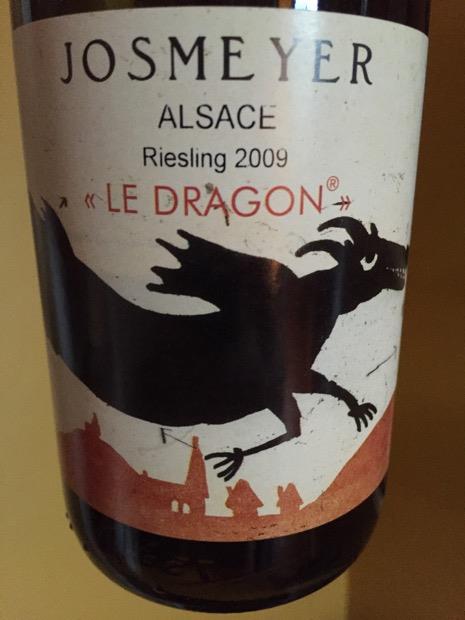 2009 Josmeyer Riesling Le Dragon, France, Alsace - CellarTracker