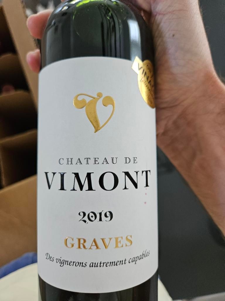2019 Château de Vimont, France, Bordeaux, Graves - CellarTracker