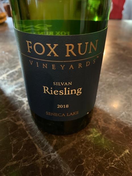 2018 Fox Run Vineyards Riesling Silvan, USA, New York, Finger Lakes ...