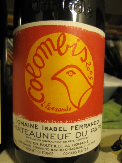 2005 Famille Isabel Ferrando Châteauneuf-du-Pape Colombis, France ...