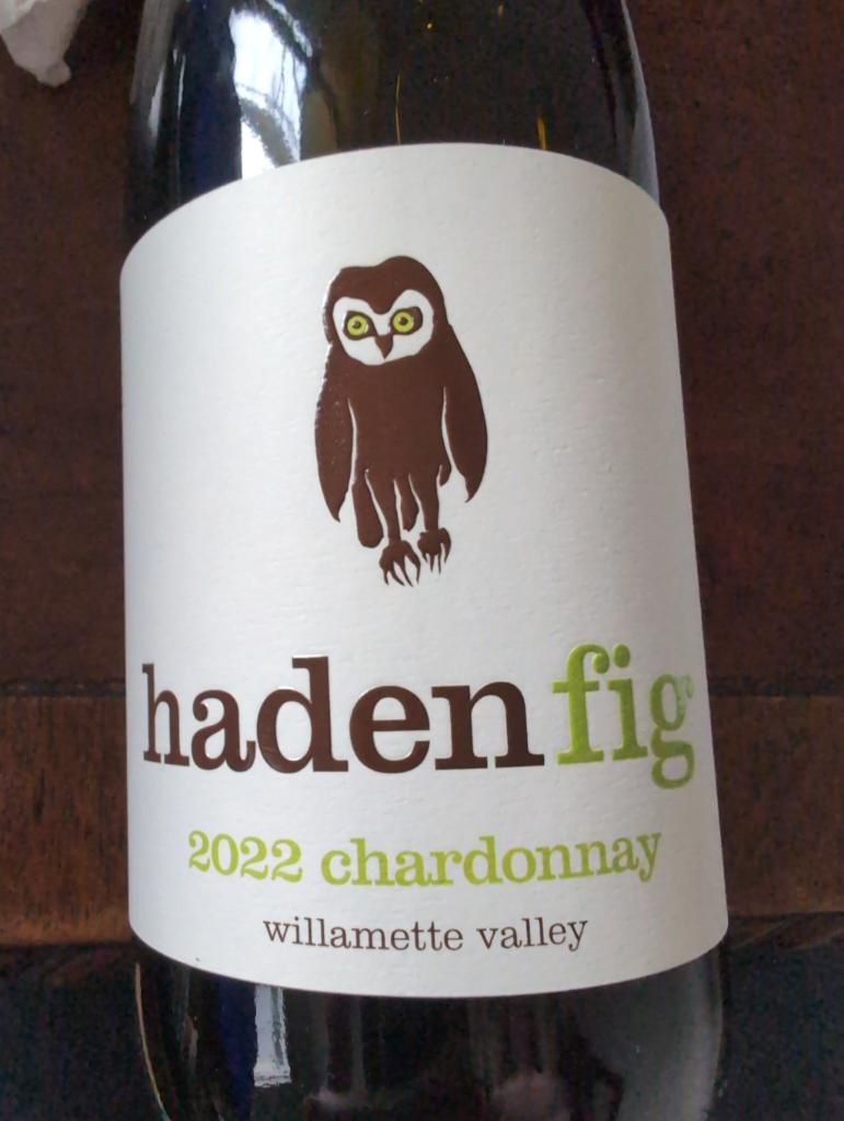 2022 Haden Fig Chardonnay, USA, Oregon, Willamette Valley - CellarTracker