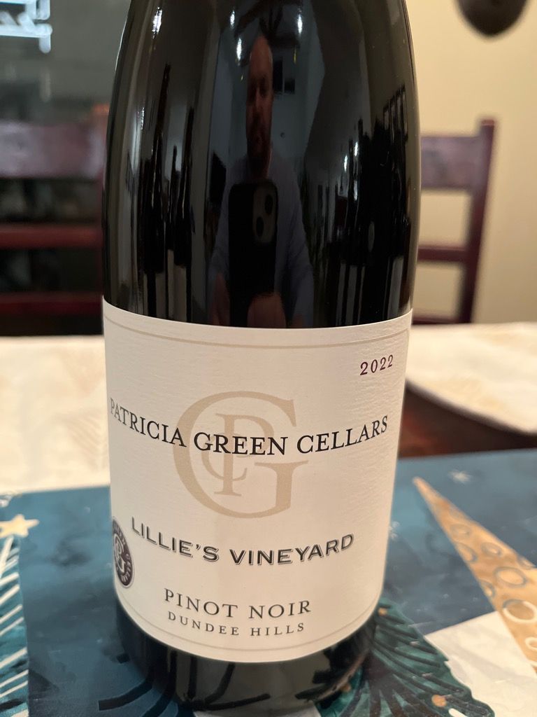 2022 Patricia Green Cellars Pinot Noir Lillie's Vineyard, USA, Oregon ...
