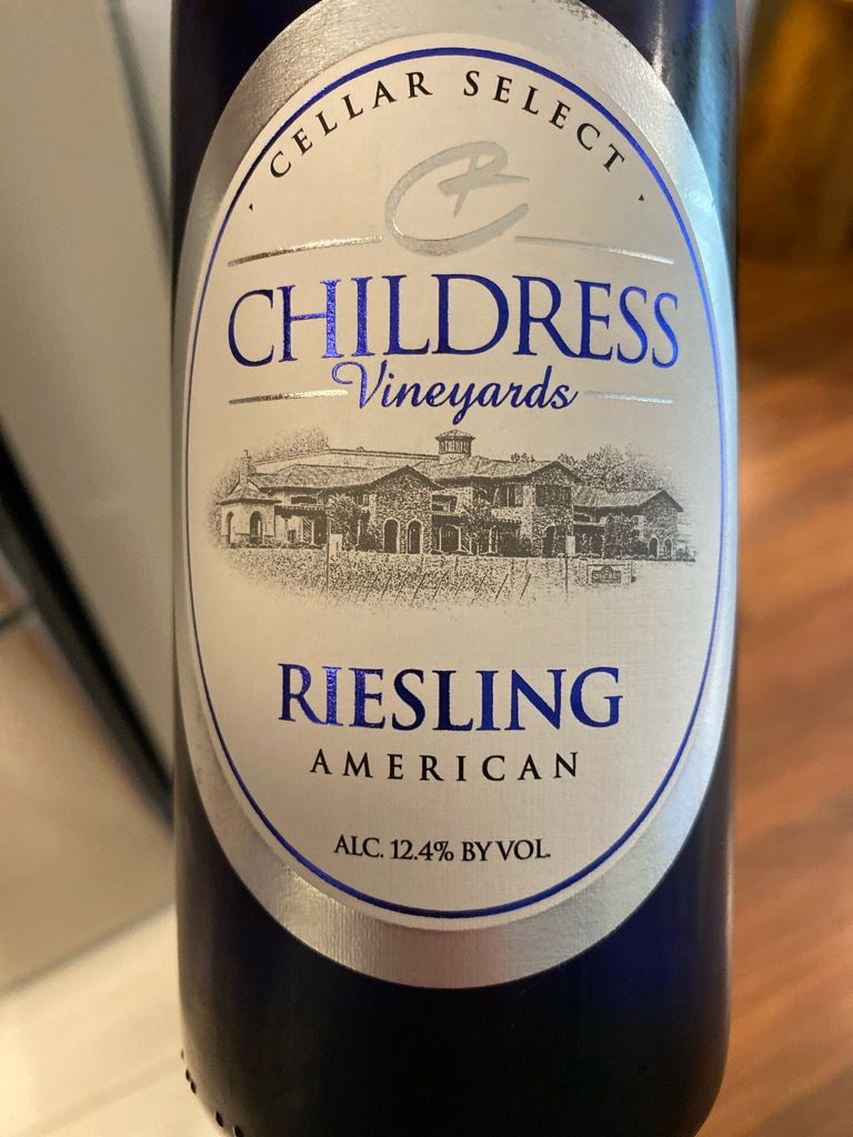 2015 Childress Vineyards Riesling Cellar Select, USA, North Carolina ...