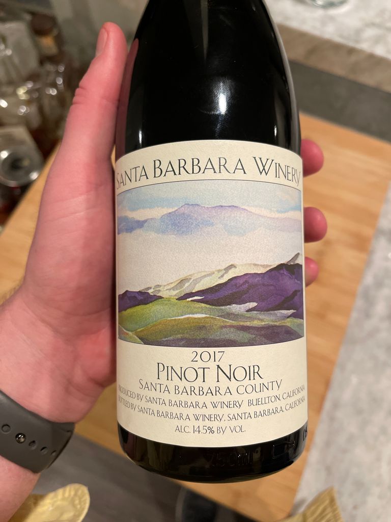 2021 Santa Barbara Winery Pinot Noir Santa Barbara County, USA ...