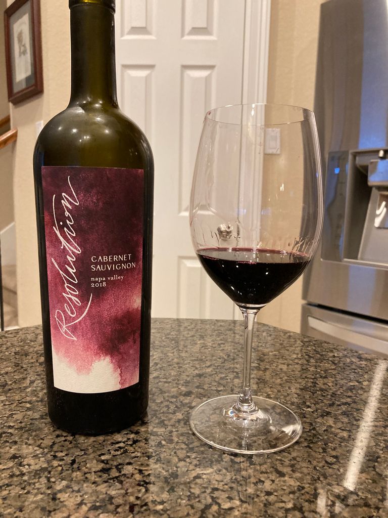 2018 Resolution Wines Cabernet Sauvignon, USA, California, Napa Valley ...